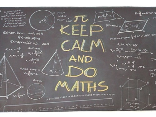 New Large Mouse Pad Desk Top Mat Keep Calm and Do Maths | eBay