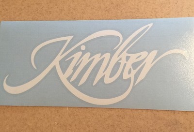 Kimber Vinyl Window Decal Sticker 8" Choose Your Color | eBay