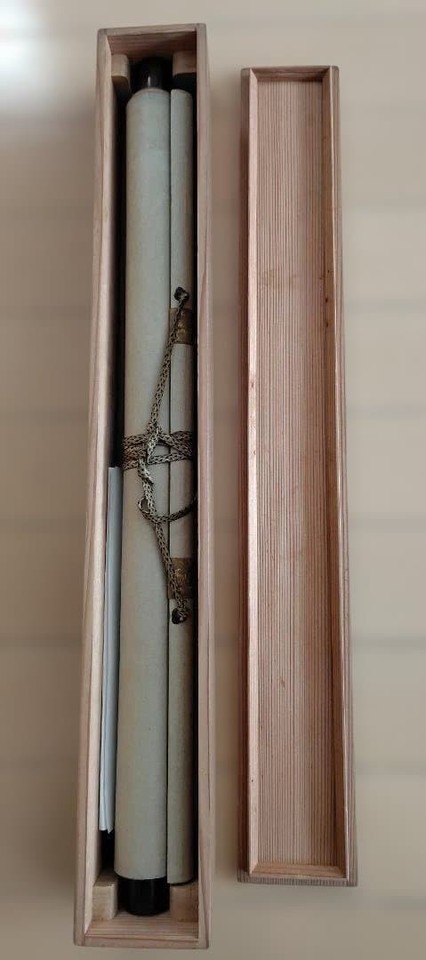 Japanese Hanging scroll Motsei_Wakakaishi _Nichiren sect_Motsei Shonin ...