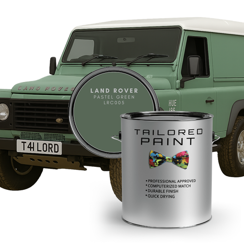 LAND ROVER PASTEL GREEN LRC005 2K DIRECT GLOSS SPRAY PAINT QUALITY ...