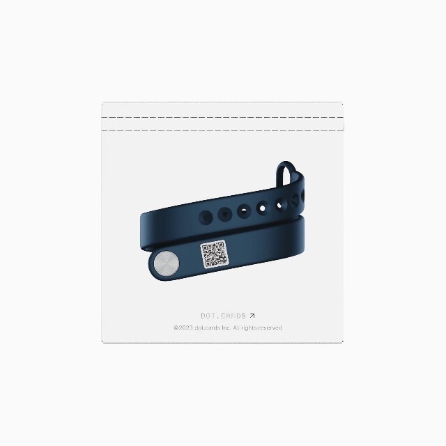 Dot.Cards Dot Band Networking Marketing Business Card Band in Blue A/5/2/DOT | eBay