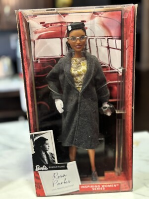 2019 Rosa Parks Barbie Doll Mattel Inspiring Women Series African ...