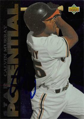 Calvin Murray autographed Baseball Card (Giants) 1994 Upper Deck #261 ...