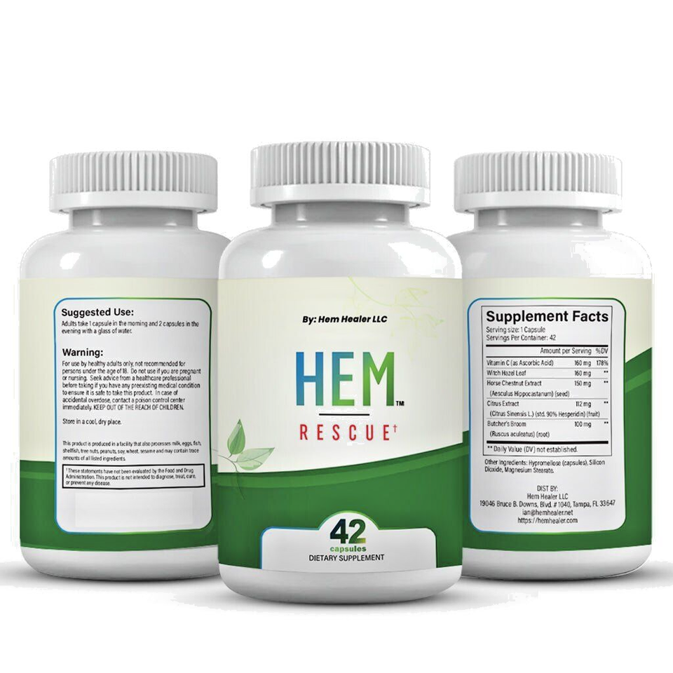Hem Rescue® by Hem Healer® – Natural Hemorrhoid Relief – Witch Hazel ...