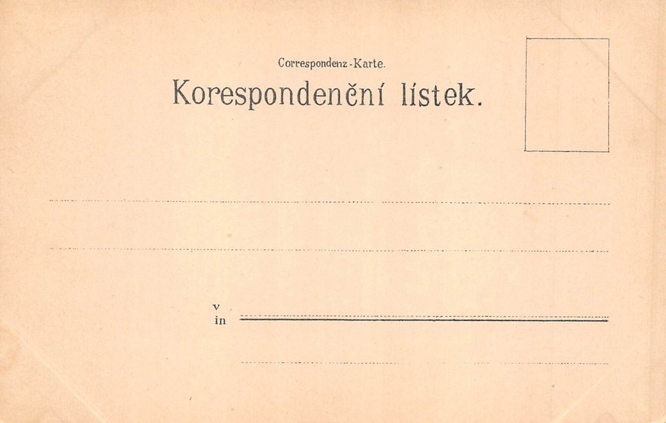 B109 Czechia Gruss aus Cechoslav Ethnography Exhbition Greetings Prague ...