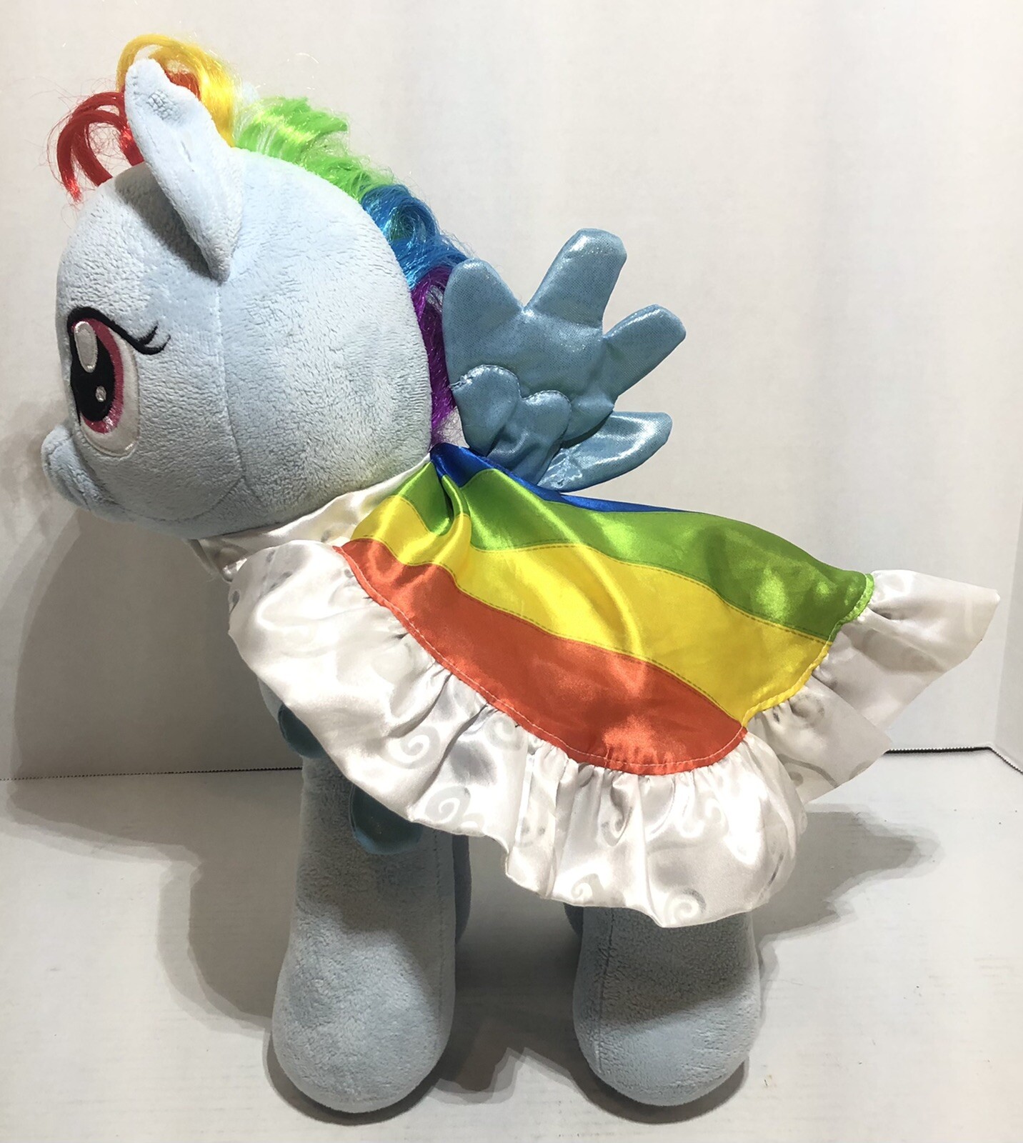 Build-A-Bear My Little Pony Rainbow Dash Blue Plush Stuffed Animal with ...