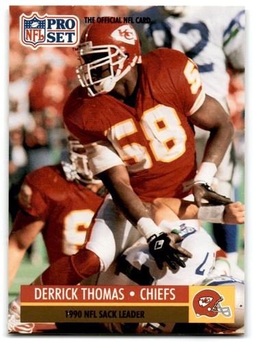 1991 Pro Set Derrick Thomas Kansas City Chiefs #19 | eBay