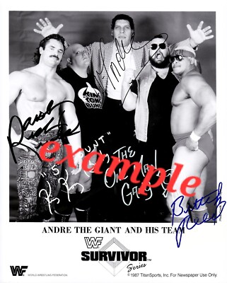 Andre, King Kong Bundy, Rick Rude, Butch Reed, One Man Gang 8x10 RP WWE ...