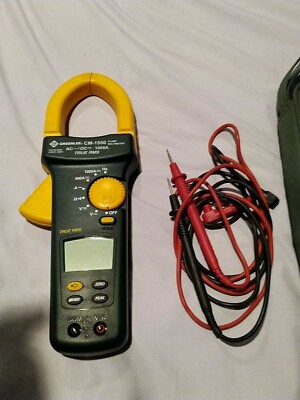 Greenlee CM-1550 True RMS Clamp Meter 1000A AC/DC | eBay