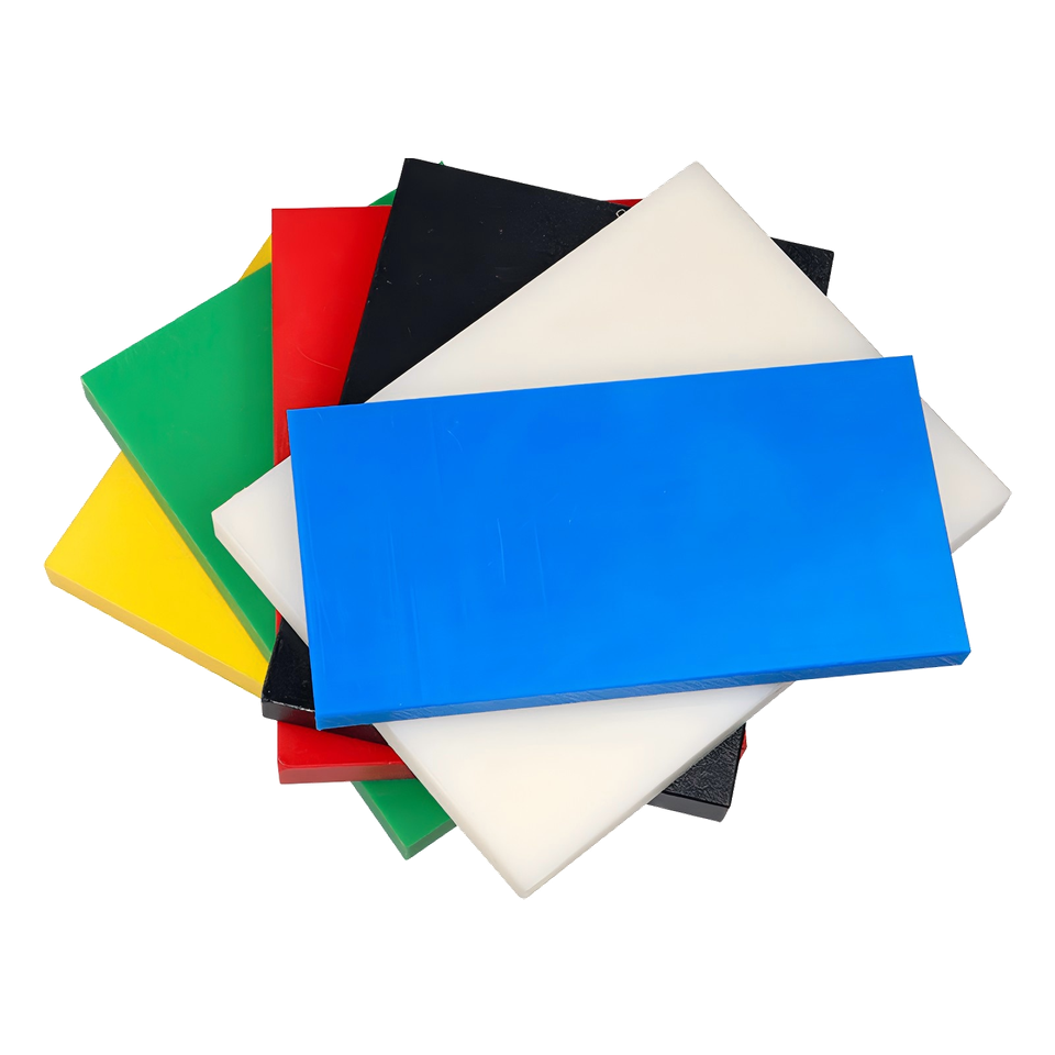 HDPE Sheet – Black & Natural Cut to Size White Plastic Block Panel ...