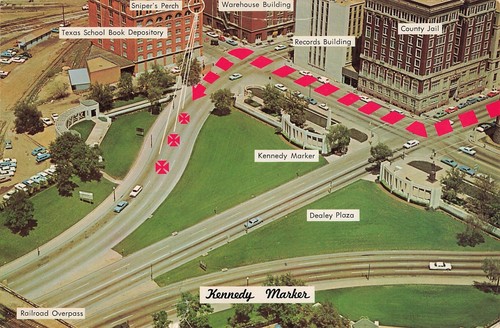 Vintage John F Kennedy Assassination Site JFK Dallas TX Oversized ...