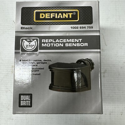 Defiant 270° Replacement Motion Sensor, Black Free Shipping | eBay