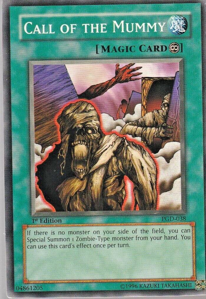 A1224 YUGIOH SPELL CARD CALL OF THE MUMMY PGD-038 | eBay