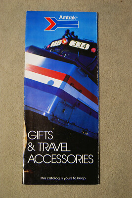 Amtrak - Gifts & Travel Accessories Calalog - No Date | eBay