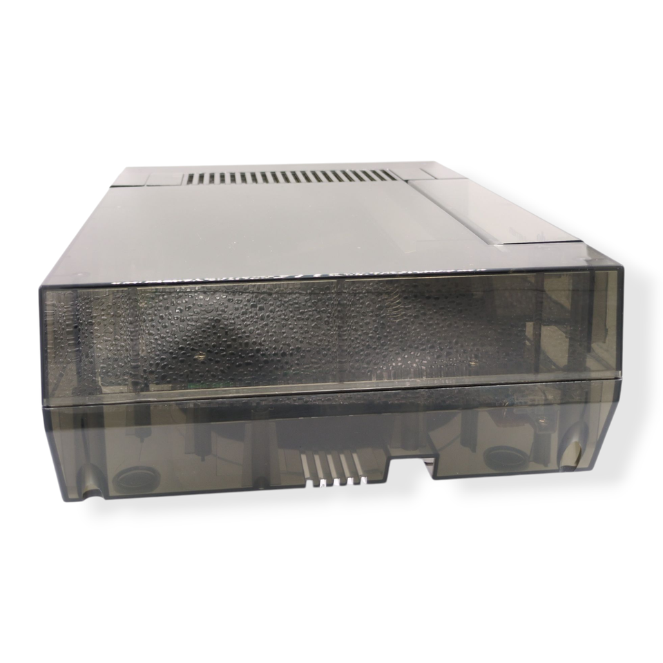 Nintendo NES Console with Lava RGB Mod, Blue LED, Clear Black, RGB and ...