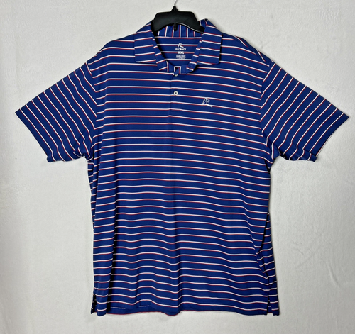 Rhoback American Flag Patriotic Shirt Sleeve Performance Polo Golf ...