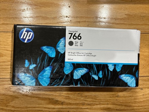 Genuine HP DesignJet 766 GRAY Ink Cartridge P2V93A April 2027 for sale ...