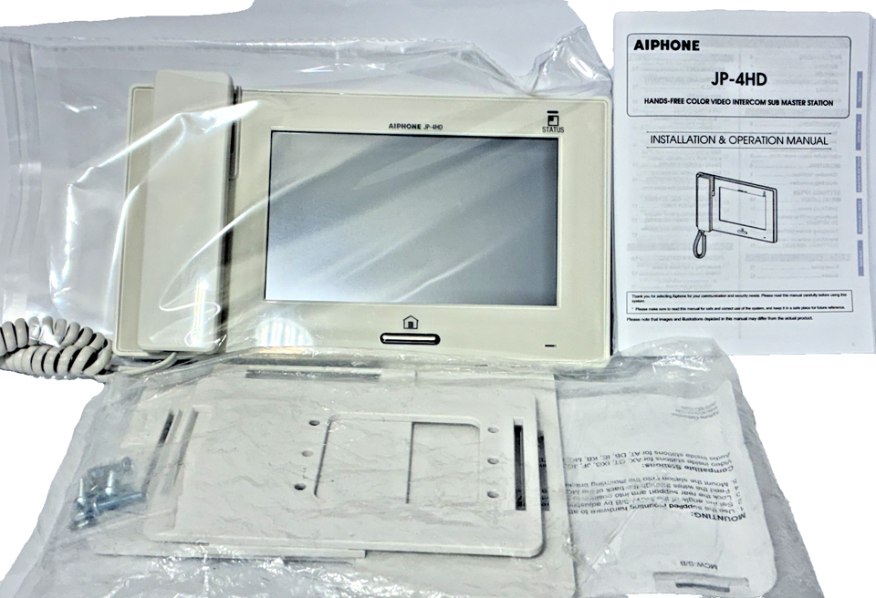 Aiphone JP-4HD 7" Video Sub Station with LCD Touchscreen with Brand New Stand | eBay