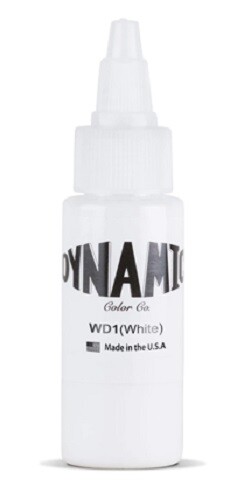 DYNAMIC WHITE 1-oz Tattoo Ink Brite Vibrant & Dark Color Supply | eBay