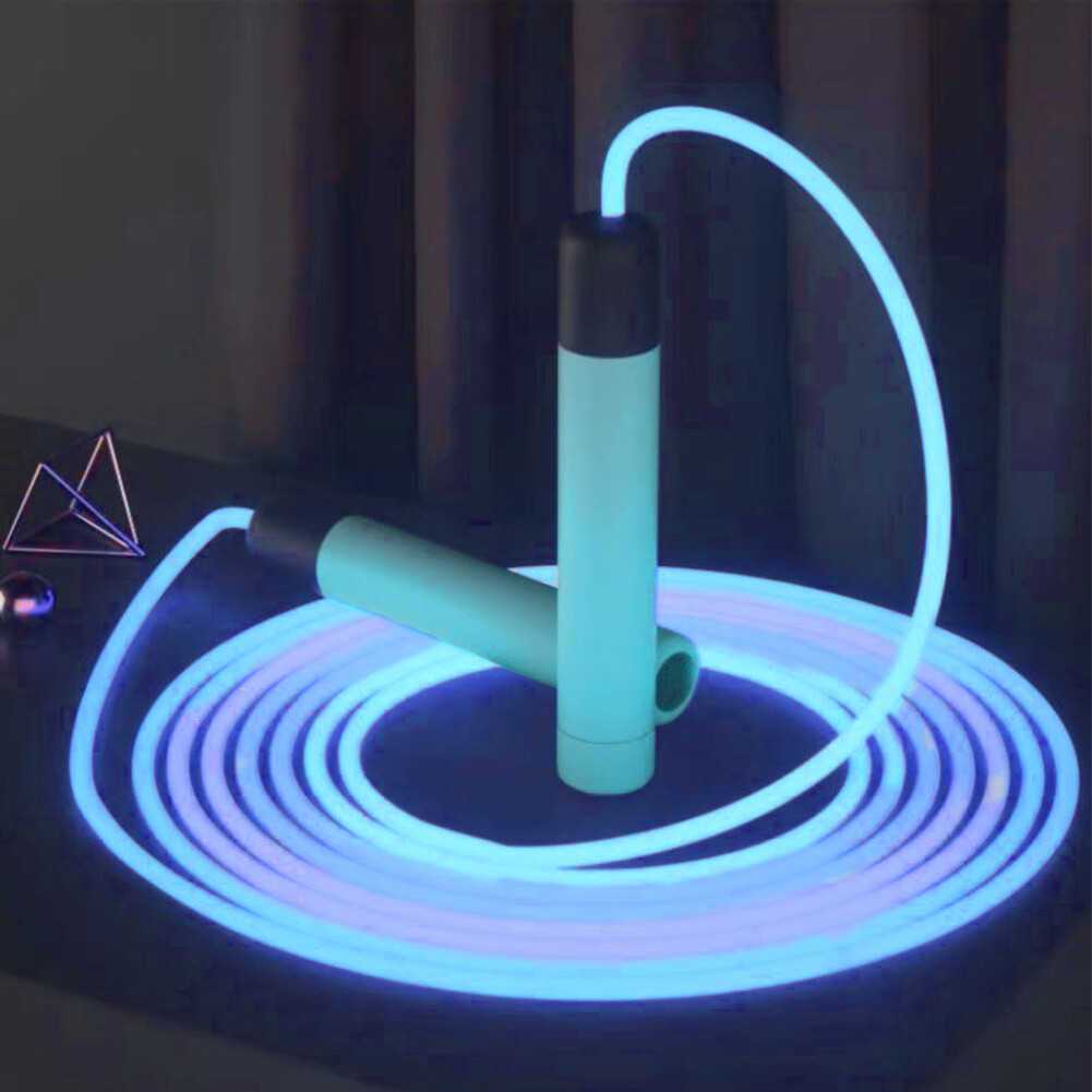 For Fitness Student Rainbow Colour Improve Strength Portable Jump Rope ...