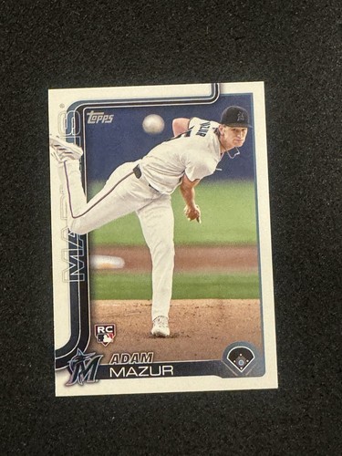 2025 Topps Series 1 #309 Adam Mazur Marlins Baseball Card | eBay