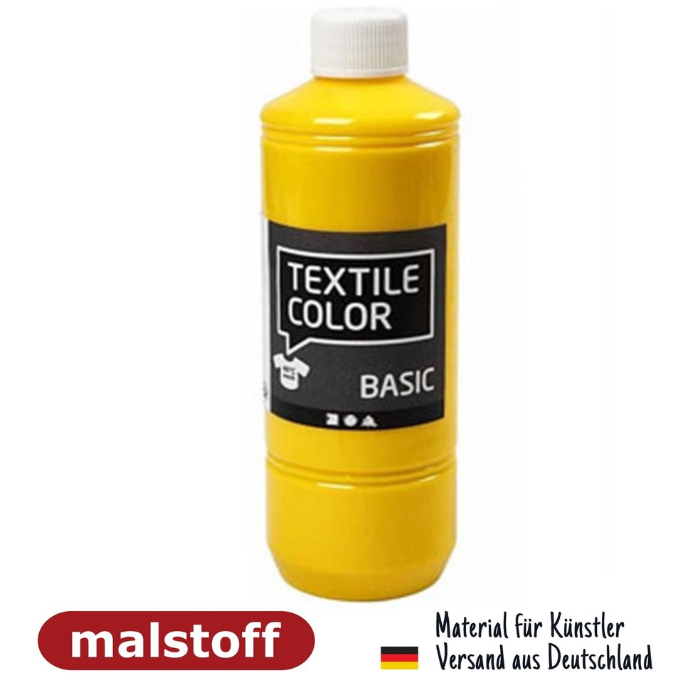 Stoffmalfarbe Textile Color Basic 500 ml viele Farbtöne mehr Auswahl ...