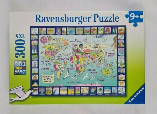 Ravensburger Looking at the World Jigsaw Puzzle 300 XXL Pieces Map of ...