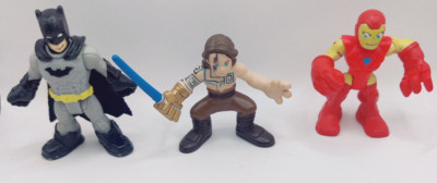 Imaginext Playskool Iron Man Batman Anikin Skywalker 3 Figure Lot | eBay