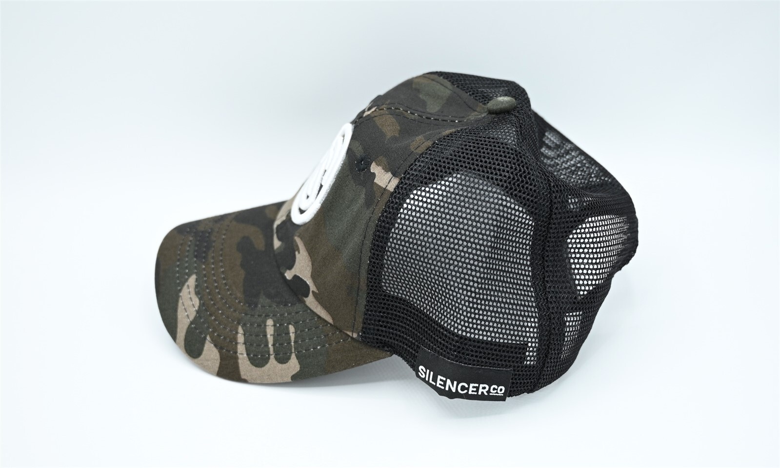 SILENCERCO WOODLAND CAMO HAT/TRUCKER HAT OCTANE OSPREY OMEGA SAKER ...