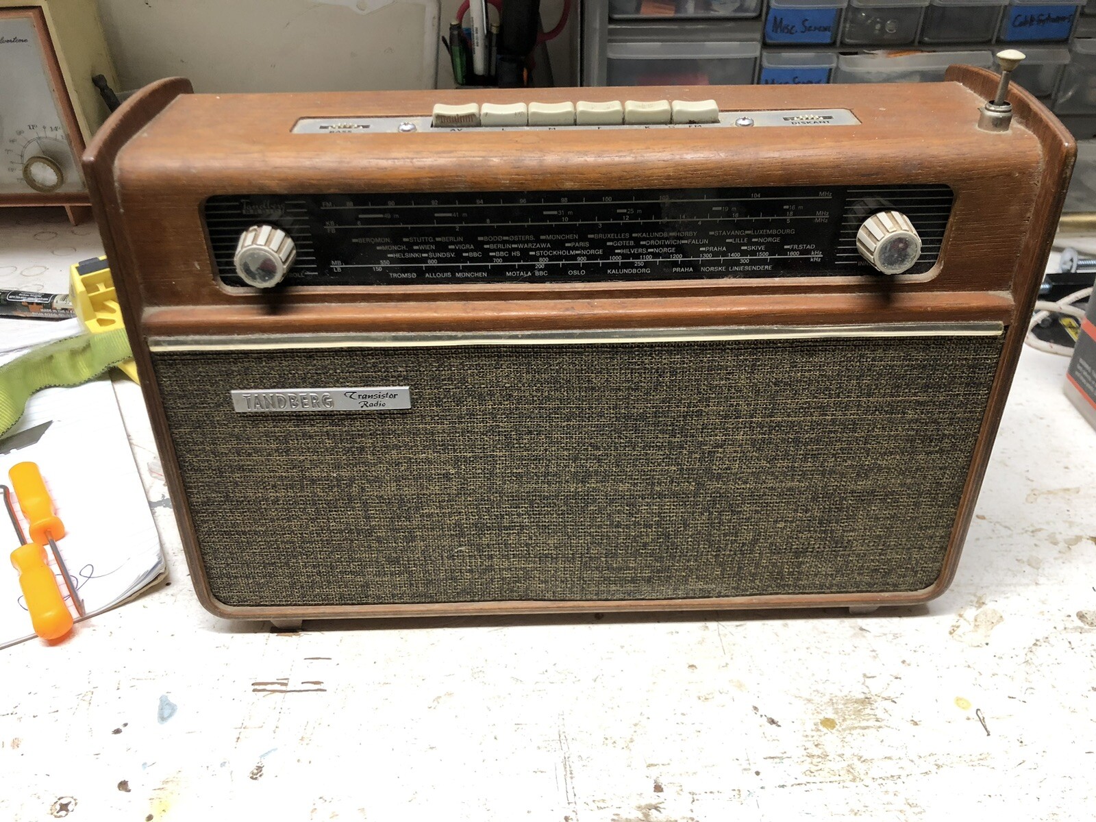 Tandberg Transistor Radio Vintage TTR-1 | eBay