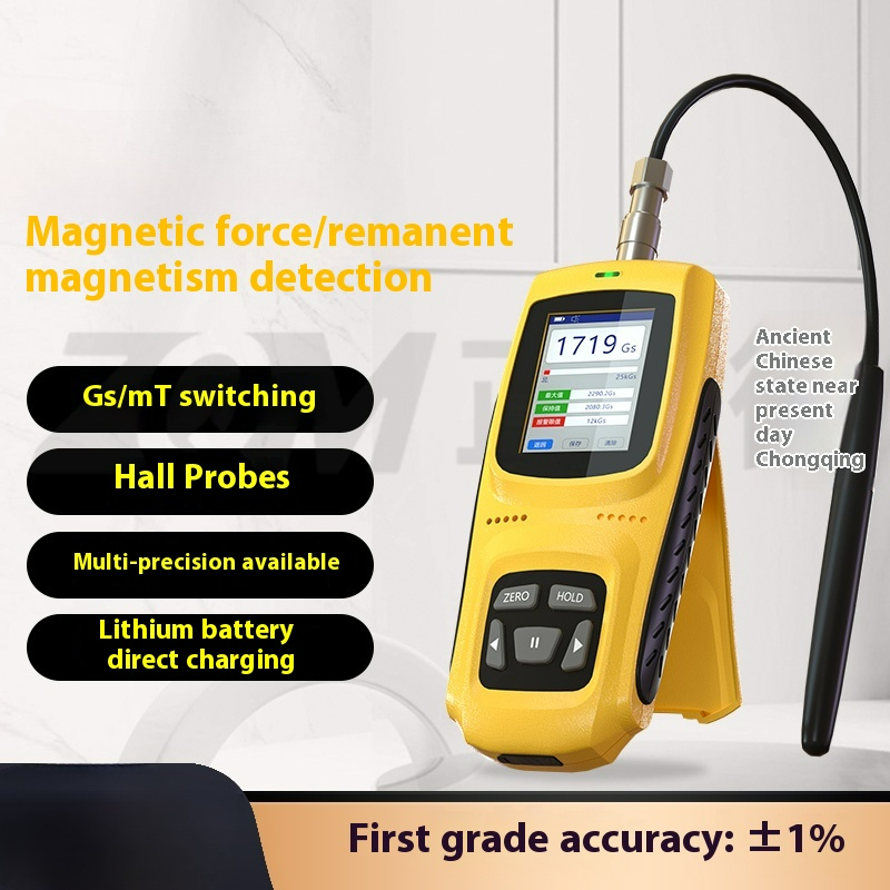 GS-25 Magnetic Field Tester Magnetometer Magnetic Field Strength ...