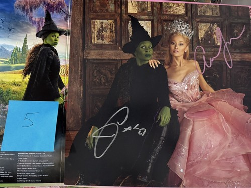 Wicked: The Soundtrack Signed LP by Ariana Grande and Cynthia Erivo [IN ...