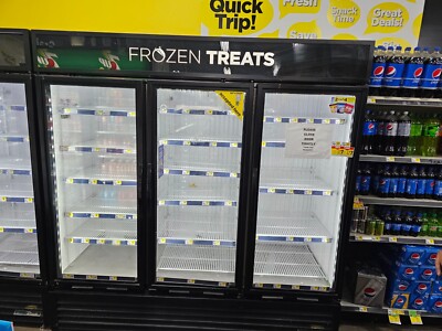 True GDM-72F-HC~TSL01 78" Three Section Glass Door Freezer | eBay