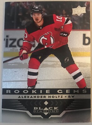 2021-22 UD Ext Series Alexander Holtz Rookie Card BD-12 New Jersey ...