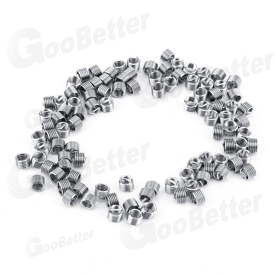 M3 M4 M5 M6 M8 M10 M12 Stainless Steel Helicoil Insert Thread Repair ...