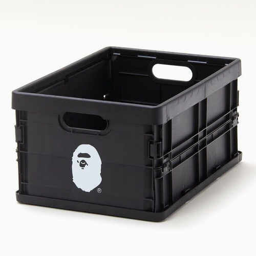 A Bathing Ape Storage Box Container Black Japan Appendix Japanese ...