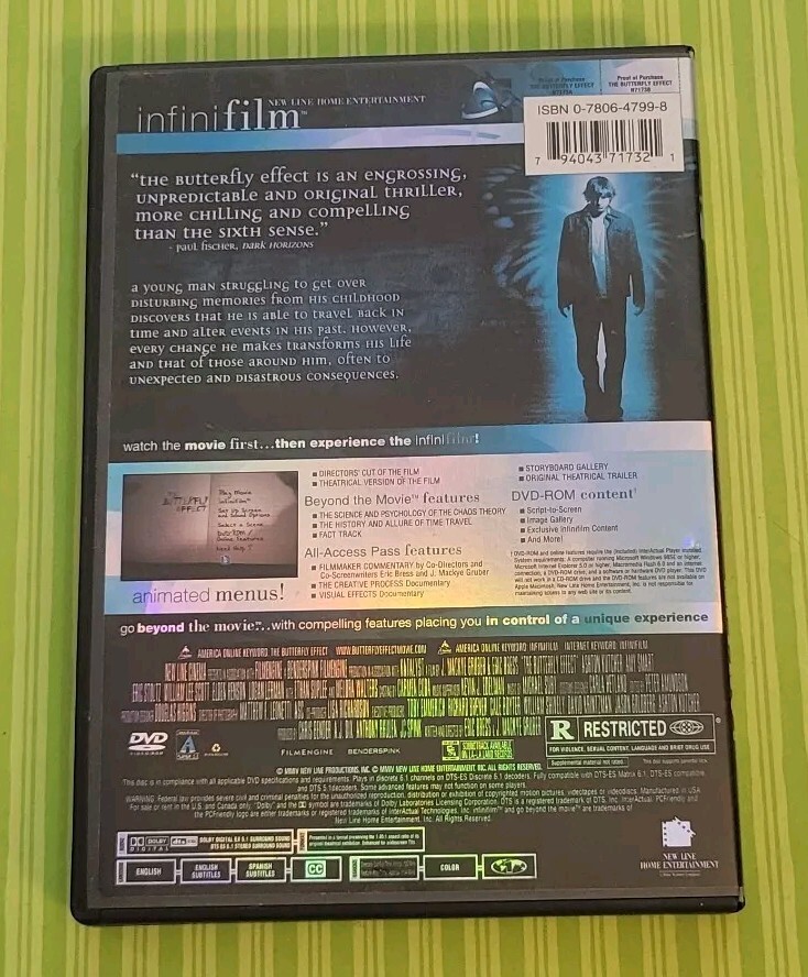 The Butterfly Effect [Infinifilm Edition] - DVD 📀 | eBay