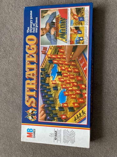 Stratego Board Game MB Games 1981 Vintage Strategy Game Complete | eBay UK