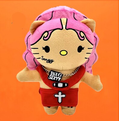 Hello Kitty SEXYY RED Rapper Figure Plush Doll Fans Collection Toys ...