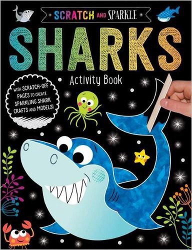 Sharks Activity Book (Scratch and Sparkle) by Amy Boxshall (English ...
