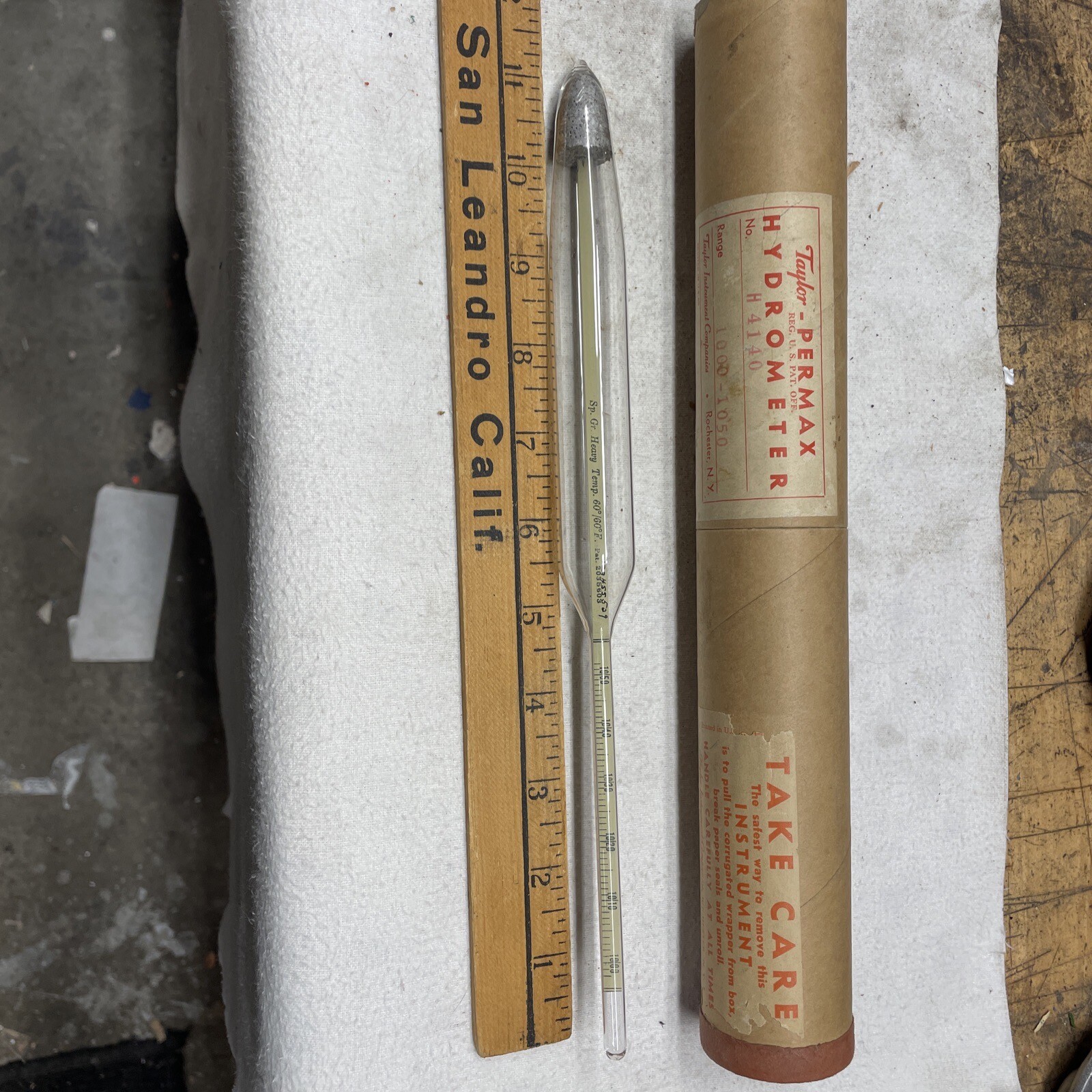 Vintage Taylor Permax No. H4140 Hydrometer. | eBay