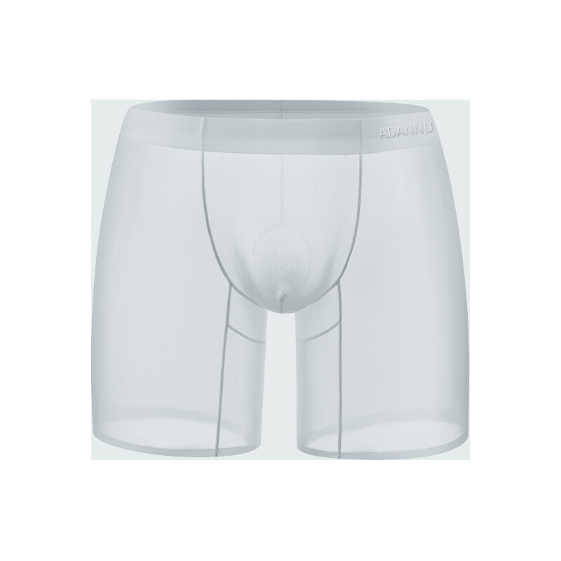 Men's Transparent Trunks Ice Silk Sports Ultra Thin Sexy Underwear ...