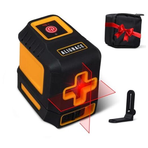 Self-Leveling 360° Red Line Laser Level Alignment Tool (New)
