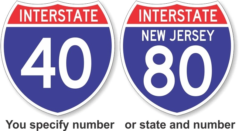 Interstate Route Sign