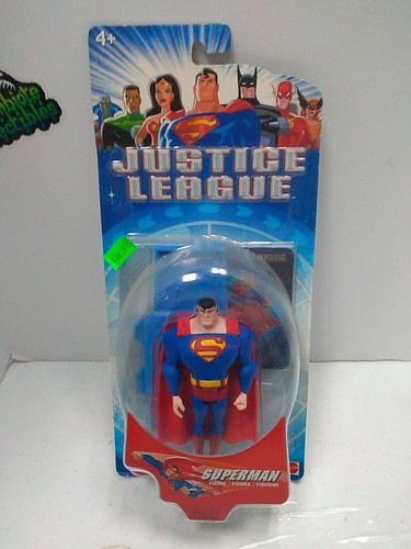 SUPERMAN Blue Costume Variant JLA Action Figure Toy 2003 Vintage mattel ...