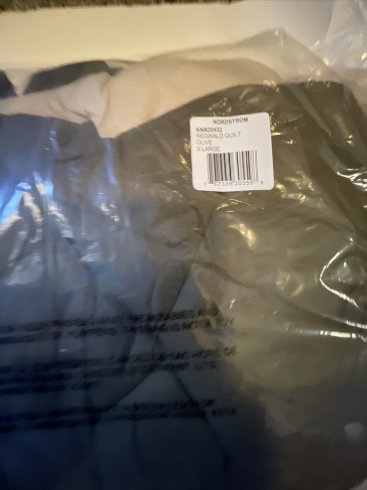 Lucky Brand Men's Green Reginald Quilt Bomber Jacket Size XL cold ...