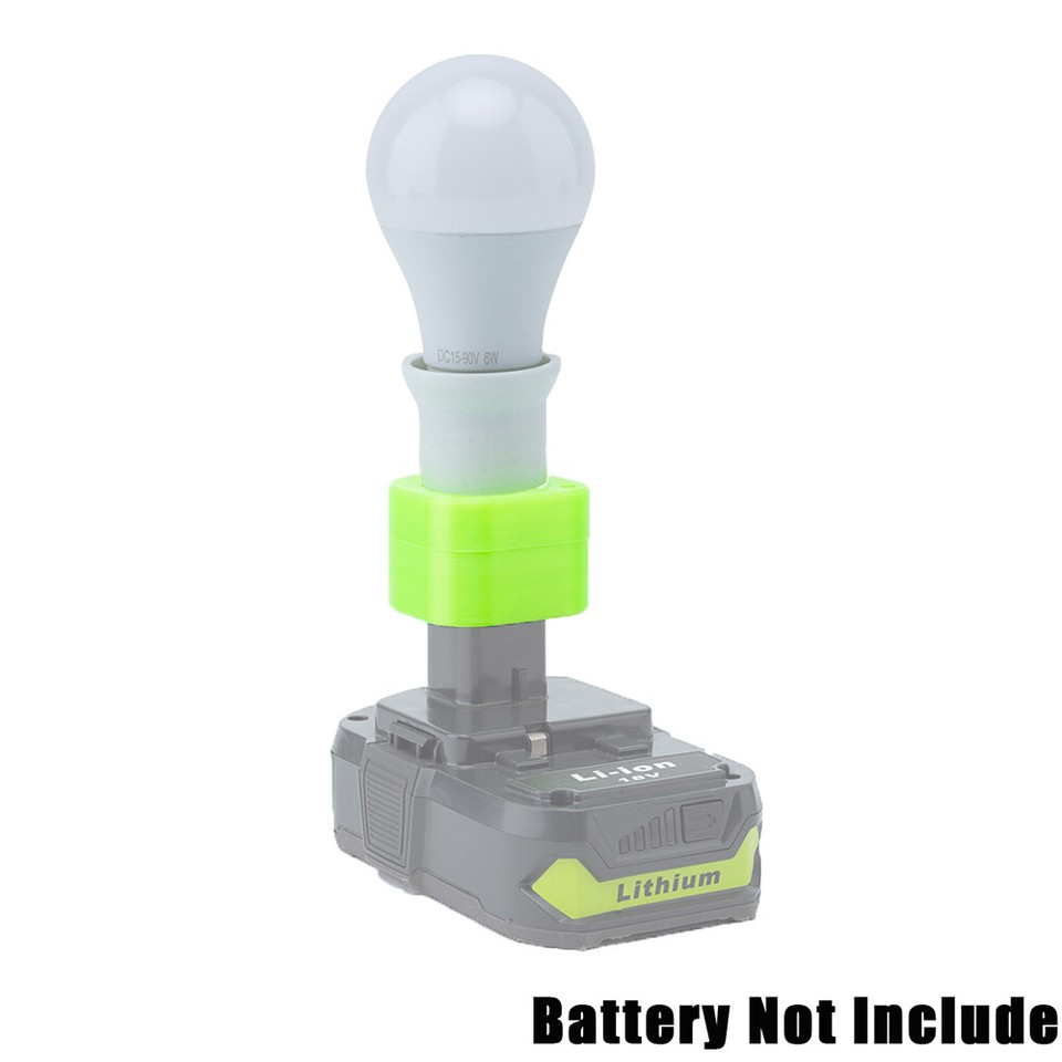 New LED Work Light Bulb Emergency Backup for Ryobi 18V Lithium Battery ...