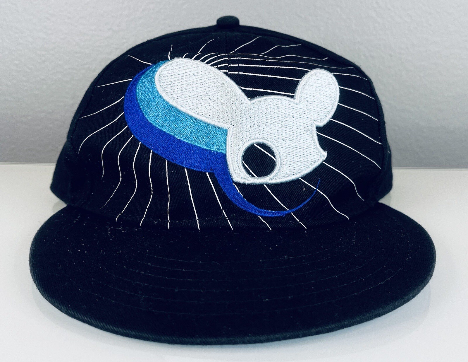 Catbread Inc Deadmau5 Snapback Adjustable Hat Embroidered - Adult (Black & Blue) | eBay