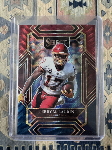 TERRY MCLAURIN 2021 SELECT CLUB LEVEL TRI-COLOR PRIZM WASHINGTON ...