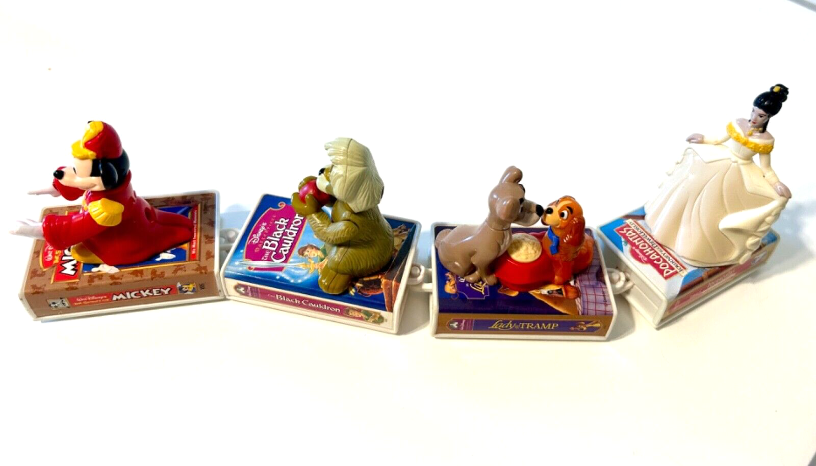 VHS McDonalds Train LOT 4 Mickey, Lady & Tramp, Black Cauldron ...